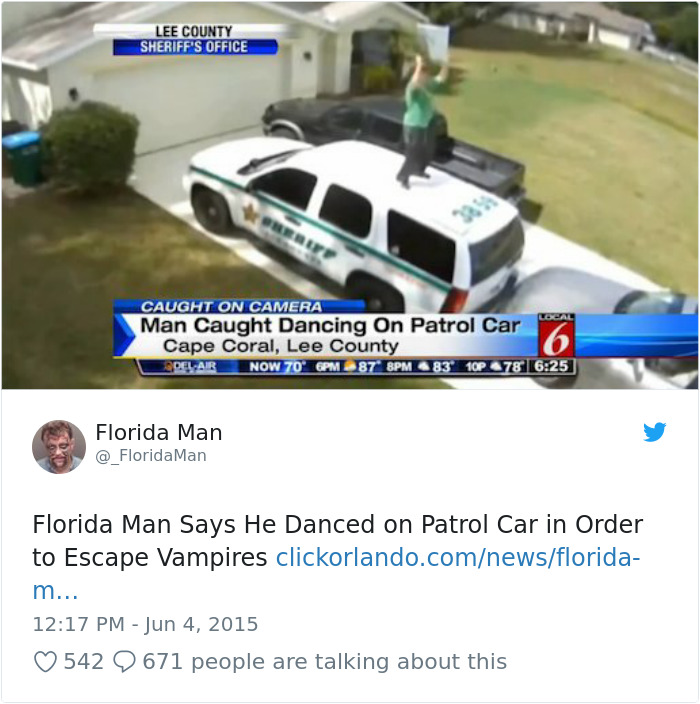 41 Florida Man Headlines & Memes Makes You Read It Twice - Page 3 of 3